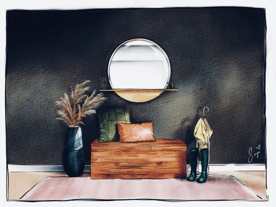 Interior Design Illustration
