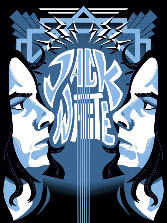 Jack White Concert Poster