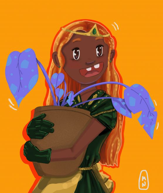 Princess and Monstera