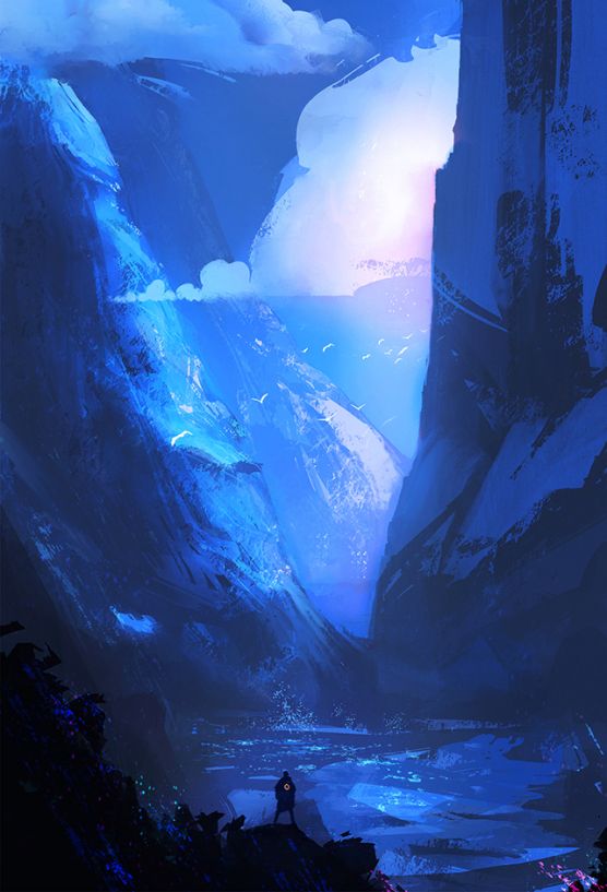 Imaginary environment painting