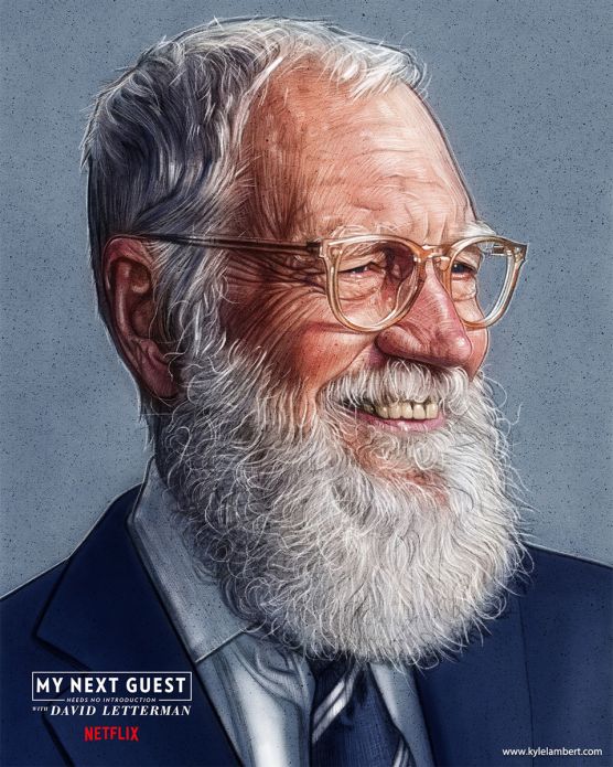 David Letterman Netflix Key Art