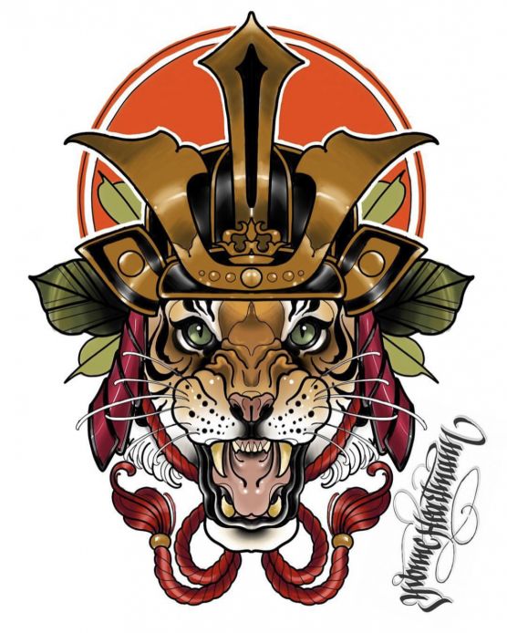 Tiger by Iwona Kozlarzewska