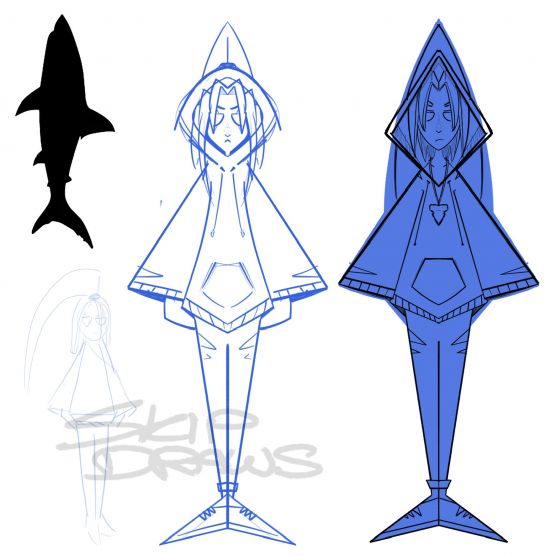 Character Design - Shark Concept