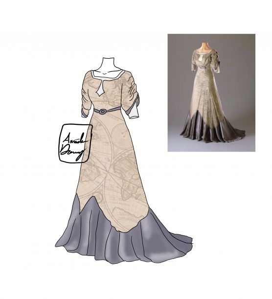 World Map Gown