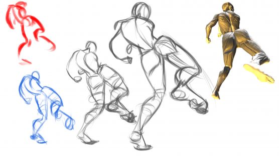 Force drawing 1 minute gesture