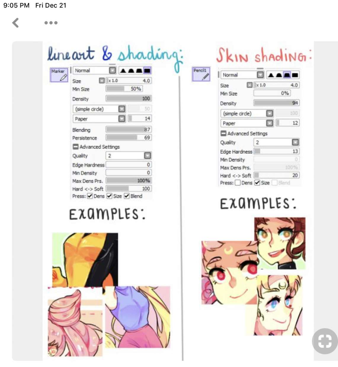 Paint Tool Sai Lineart Brush Settings Jawersushi