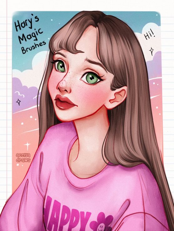 Hary's magic brushes's Artwork