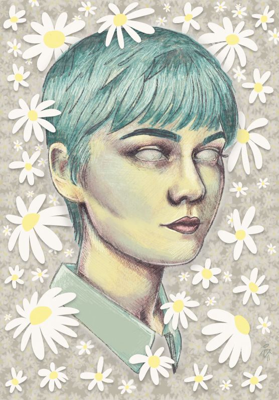 sketchy portrait